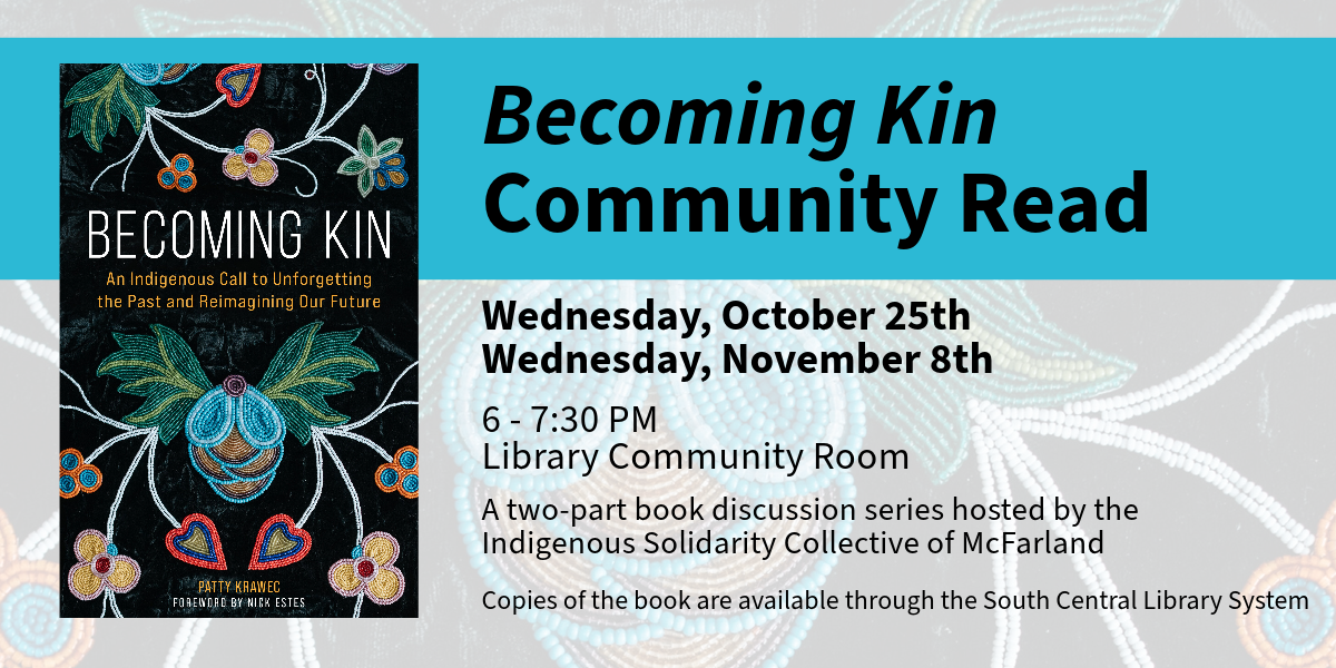 Community Read: Becoming Kin | E.D. Locke Public Library